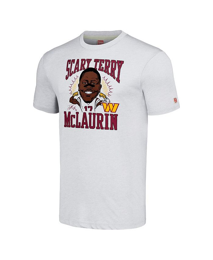 Homage Men's Terry McLaurin Heathered Ash Washington Commanders ...