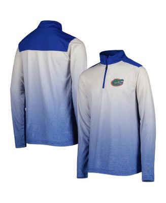 Big Boys Colosseum White, Royal Florida Gators Max Quarter-Zip Jacket ...