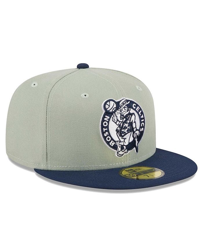 New Era Men's Sage, Navy Boston Celtics Two-Tone Color Pack 59FIFTY ...