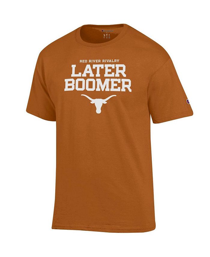 Champion Men's Texas Orange Texas Longhorns Red River Rivalry Slogan T ...
