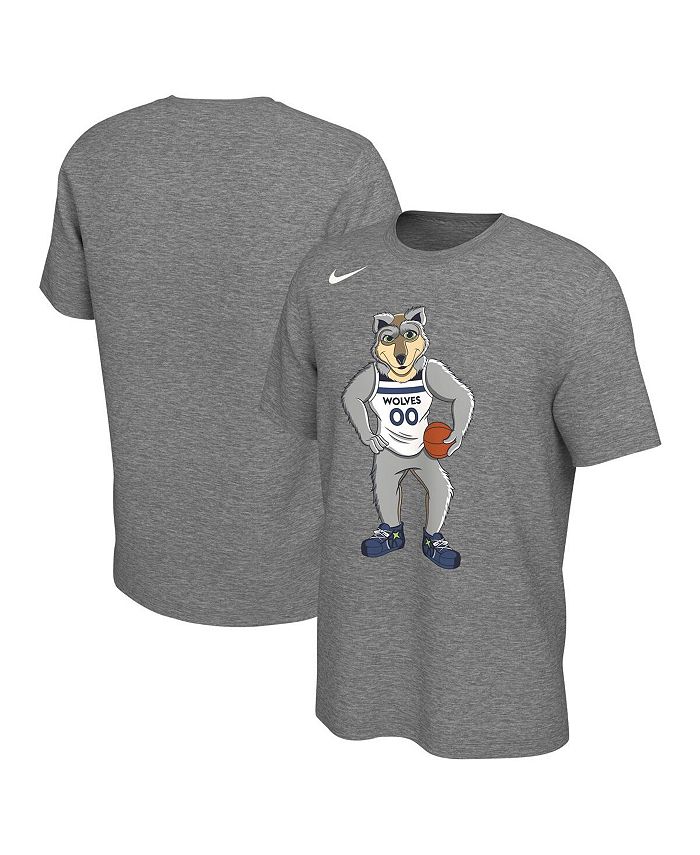 Nike Men's and Women's Heather Charcoal Minnesota Timberwolves Team Mascot T-shirt - Macy's