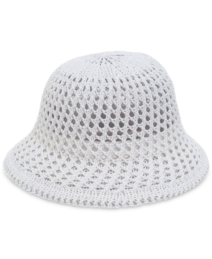 On 34th Women's Open-Knit Crochet Cloche Hat, Created for Macy's - Macy's