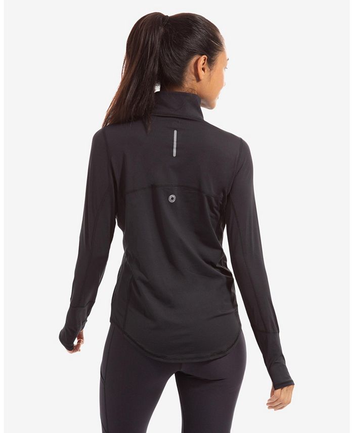 BloqUV Women's UPF 50+ Sun Protective Relaxed Mock Zip Top - Macy's