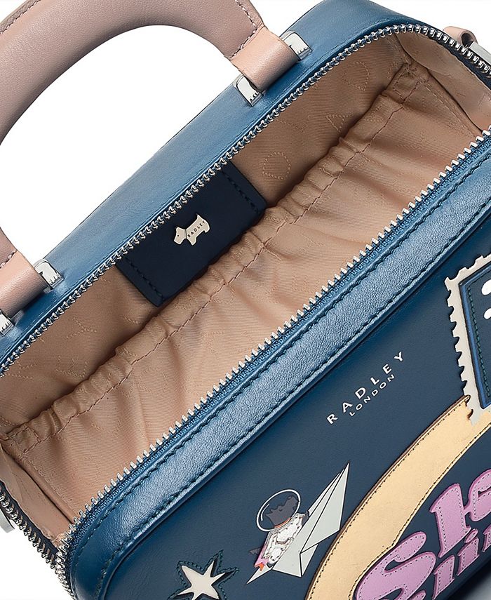 Radley London The Sky's The Limit Small Leather Zip Around Crossbody ...