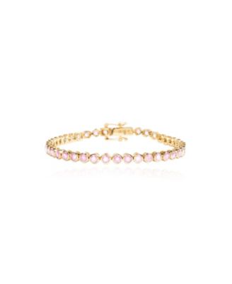 The Lovery Pink Sapphire Bezel Bracelet - Macy's