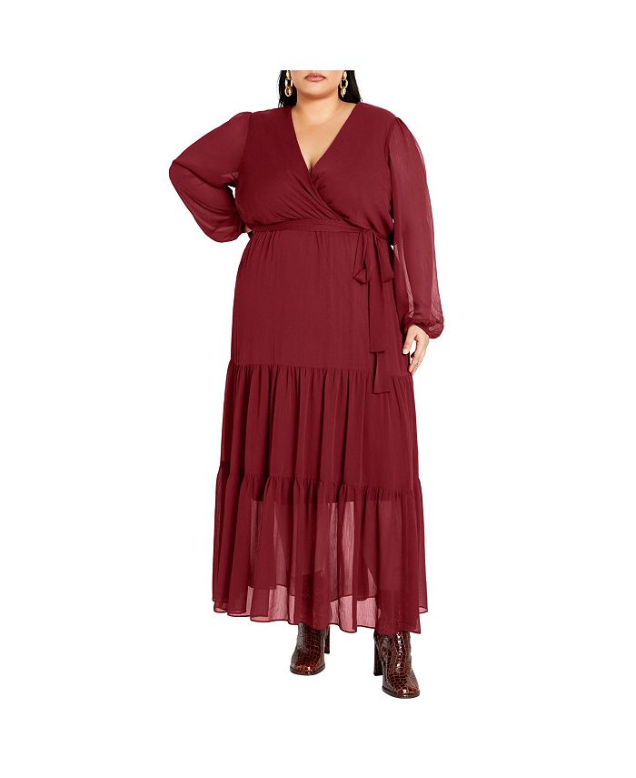 CITY CHIC Plus Size Xander Maxi Dress - Macy's