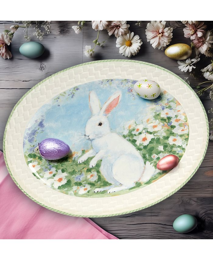 Certified International Easter Morning Oval Platter - Macy's