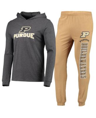 Men's Concepts Sport Gold, Heather Charcoal Purdue Boilermakers Meter ...