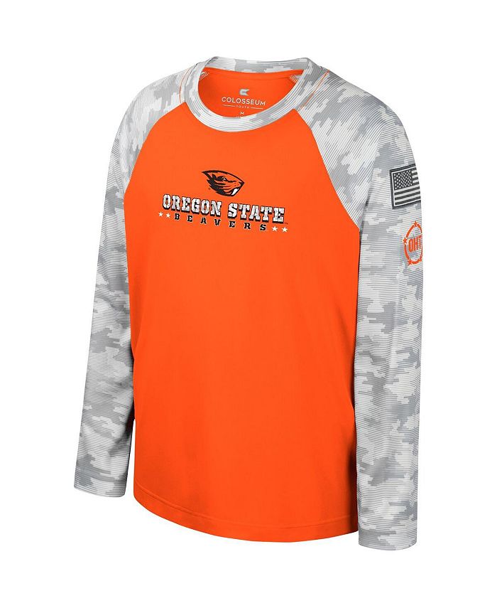 Colosseum Big Boys Orange, Camo Oregon State Beavers OHT Military-Inspired Appreciation Dark ...