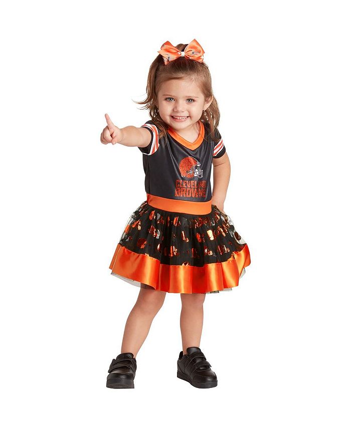 Jerry Leigh Girls Toddler Brown Cleveland Browns Tutu Tailgate Game Day ...
