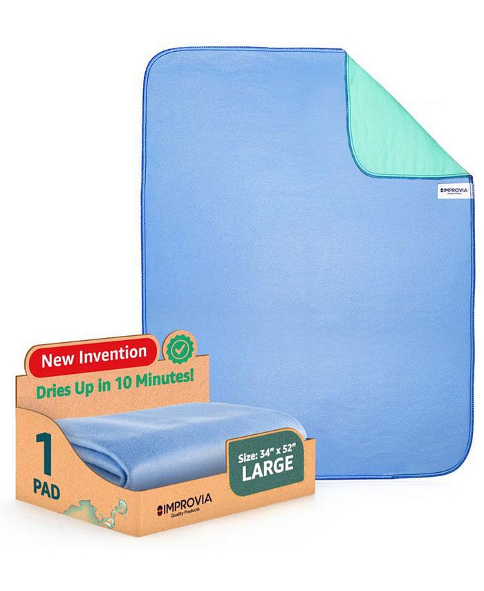 Improvia Pack of 1 Washable Underpad - 34" x 52" - Large - Macy's