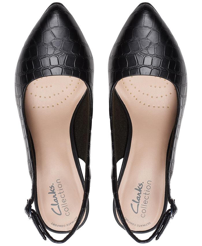 Clarks Women's Kataleyna Step Pointed-Toe Slingback Pumps - Macy's