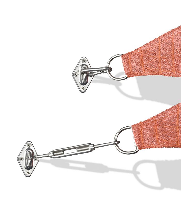 Yescom Triangle Sun Shade Sail Hardware Kit 304 Anti-Rust Stainless ...