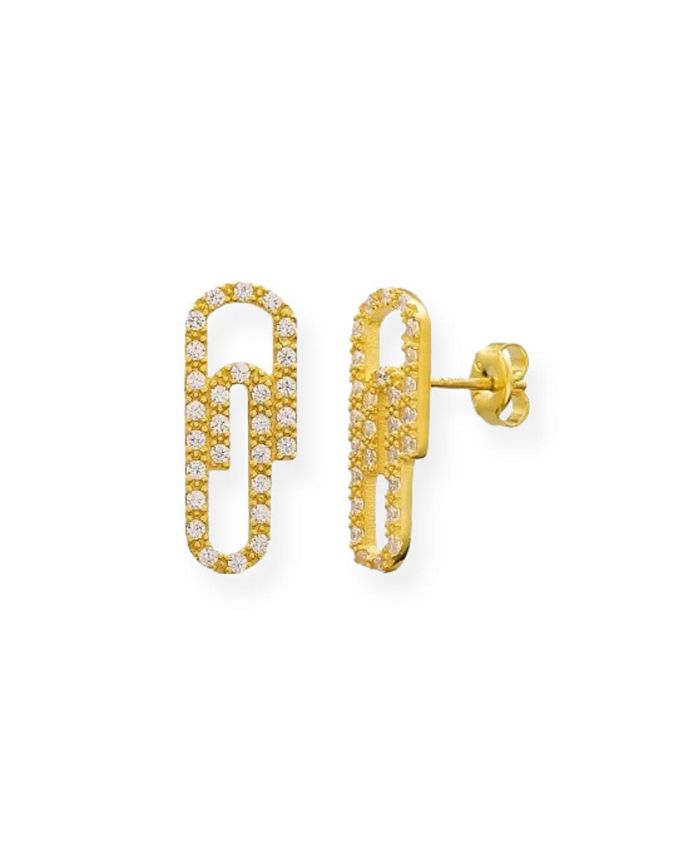 Allison Avery Paperclip Studs - Macy's