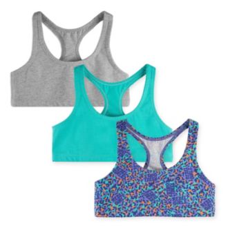 Rebel Girls x Mightily Fair Trade Organic Cotton Sports Bras 3-pack ...