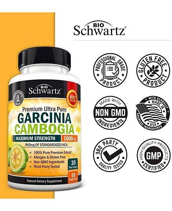 BioSchwartz Bio Schwartz Garcinia Cambodia 1600mg 60 Capsules - Macy's