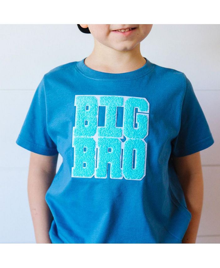 Sweet Wink Little and Big Boys Big Bro Patch Short Sleeve T-Shirt - Macy's