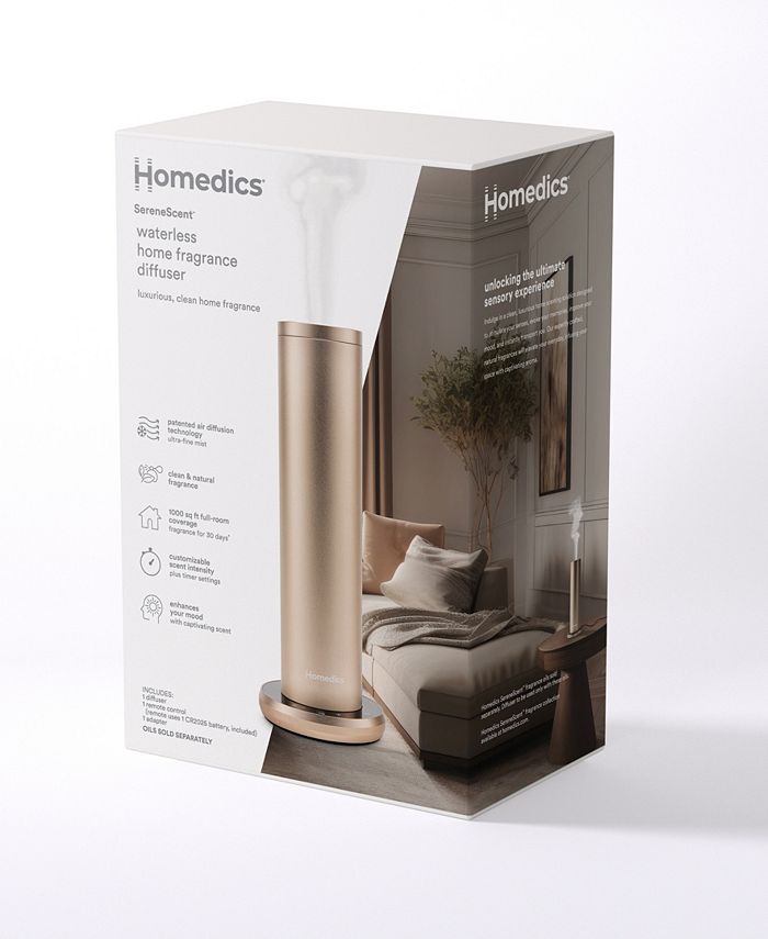 Homedics SereneScent Waterless Home Fragrance Diffuser - Macy's