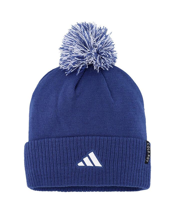 adidas Men's Blue Toronto Maple Leafs COLD.RDY Cuffed Knit Hat with Pom ...