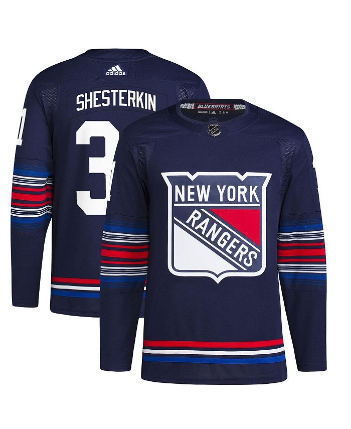 adidas Men's Igor Shesterkin Navy New York Rangers Alternate Authentic Player Jersey - Macy's