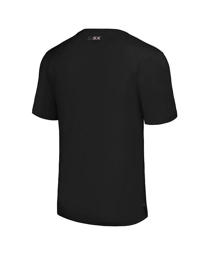 MSX by Michael Strahan Men's Black Pittsburgh Steelers Teamwork T-shirt ...