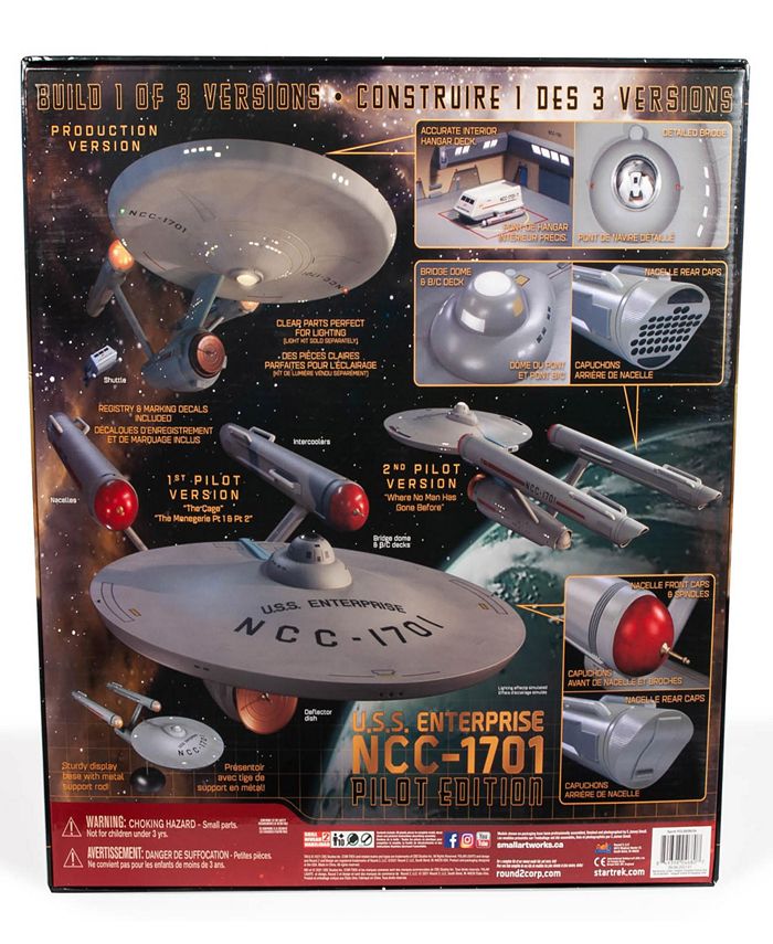 Round 2 Star Trek tos U.S.S. Enterprise Pilot Edition Model Kit - Macy's