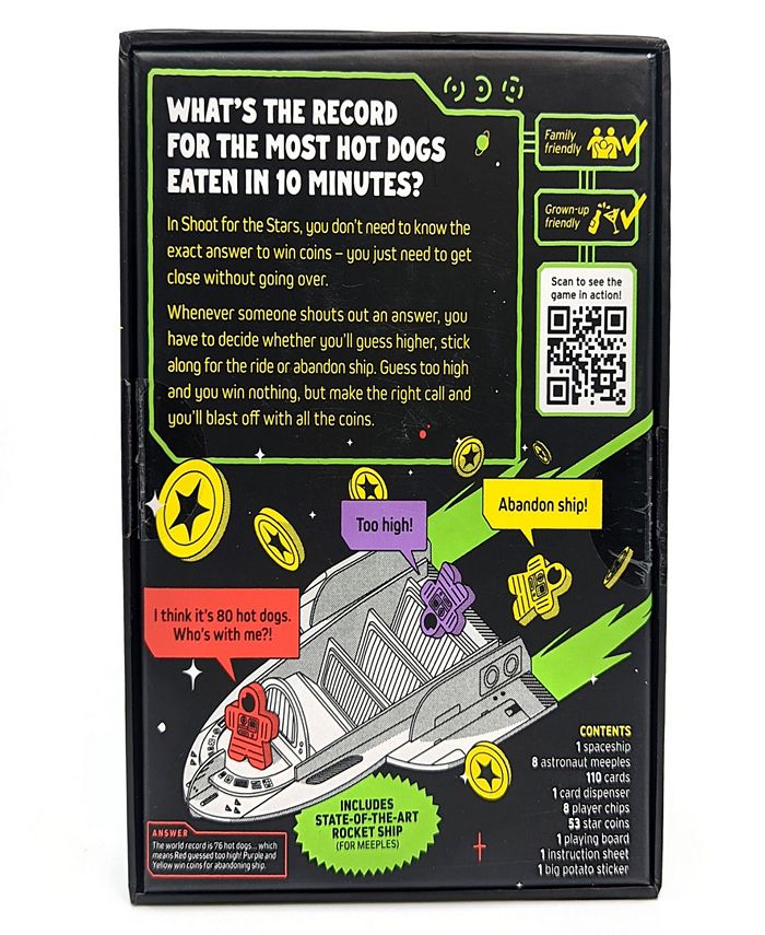 Big Potato Games Shoot for the Stars Quiz Guessing Game - Macy's