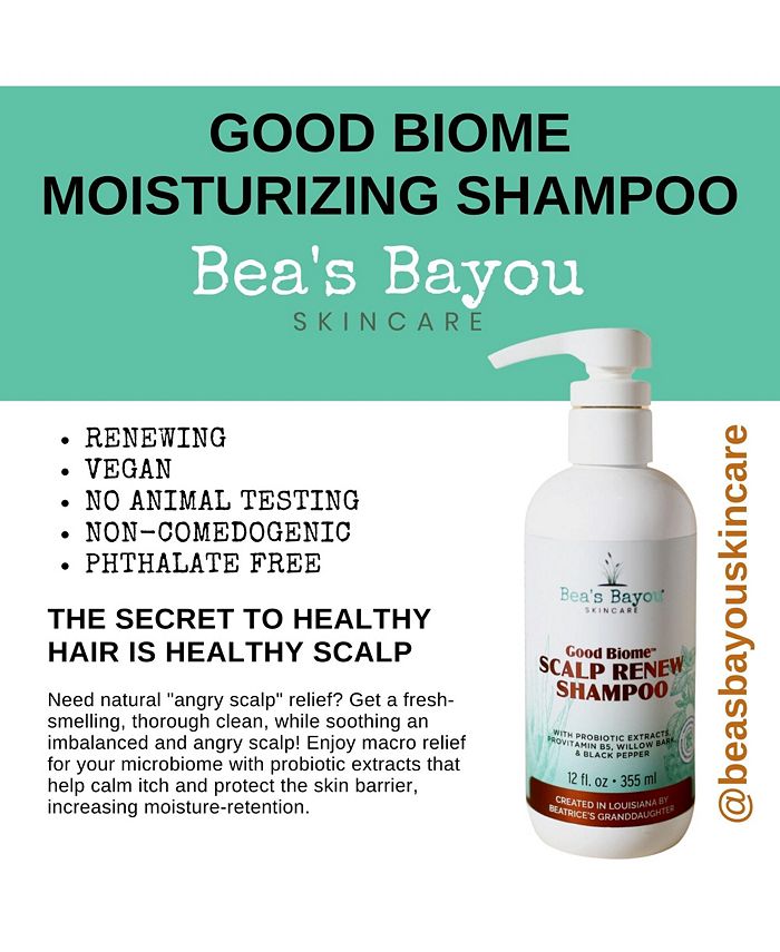 Bea's Bayou Skincare Bea s Bayou Skincare Good Biome Moisturizing Scalp ...