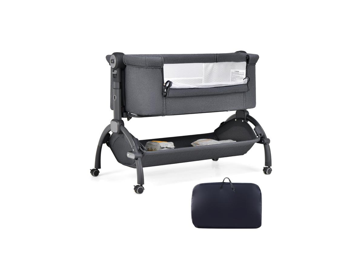 Click here for 3-in-1 Baby Bassinet with Double-Lock Design and A... prices