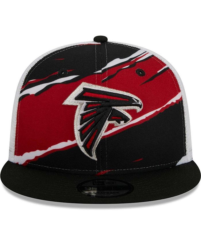 New Era Men's Black Atlanta Falcons Tear Trucker 9FIFTY Snapback Hat ...