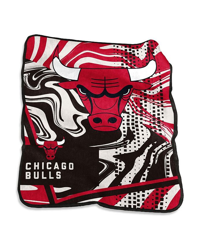 Logo Brands Chicago Bulls 50" x 60" Swirl Raschel Throw Blanket - Macy's