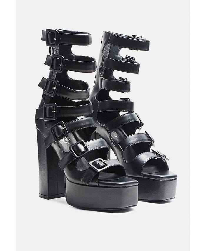 London Rag Sarouchi Caged Gladiator Platform Sandals - Macy's