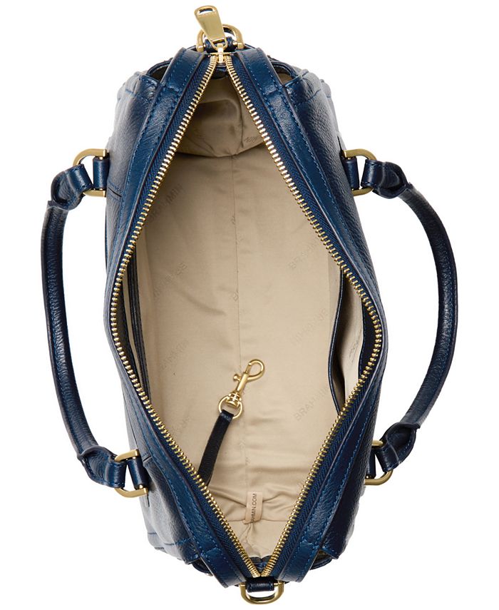 Brahmin Micaela Leather Satchel - Macy's