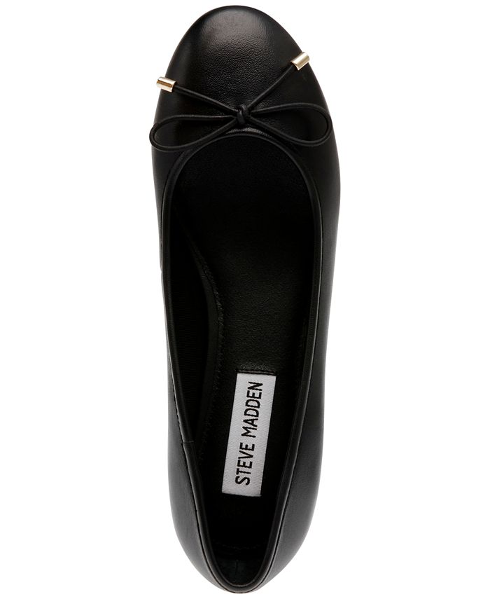 Steve Madden Women's Cherish Block-Heel Ballet Flats - Macy's