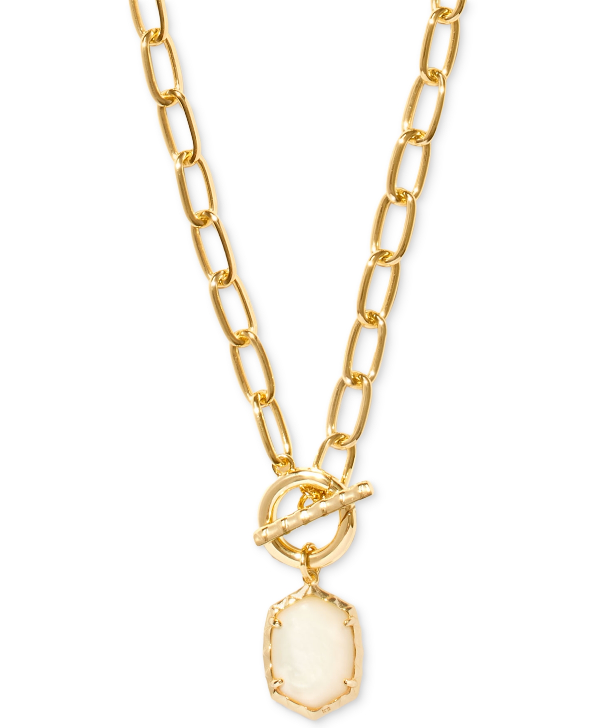 Click here for Kendra Scott 14k Gold-Plated Stone 18 Pendant Neck... prices