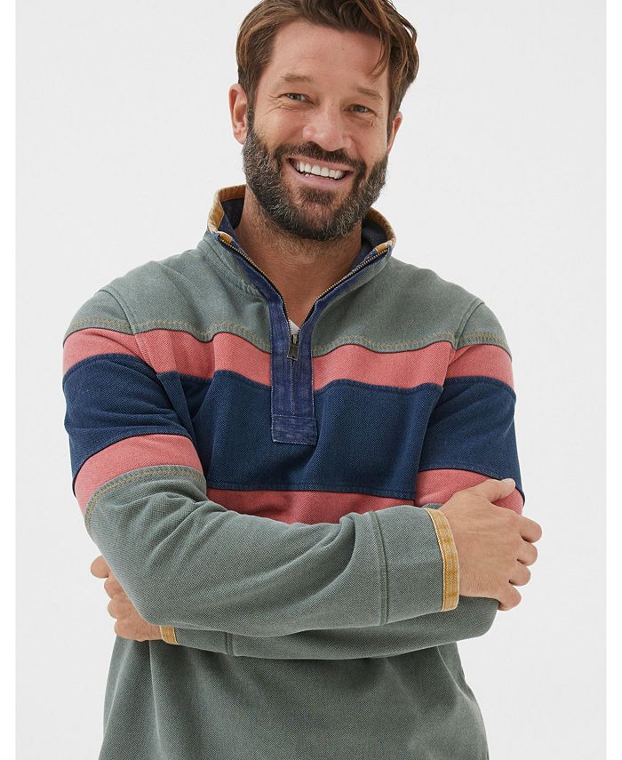 FatFace Men's Airlie Chest Stripe Sweatshirt - Macy's