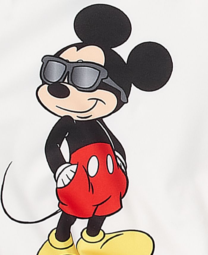 Disney Baby Mickey Mouse Hooded Terry Coverup, Rash Guard & Swim Trunks ...