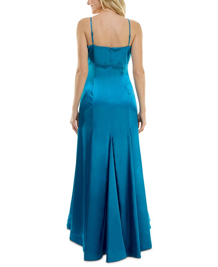 Taylor Women's Exaggerated-Bow Satin-Stretch Ball Gown - Macy's