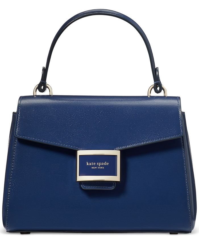kate spade new york Katy Shiny Textured Leather Top Handle - Macy's