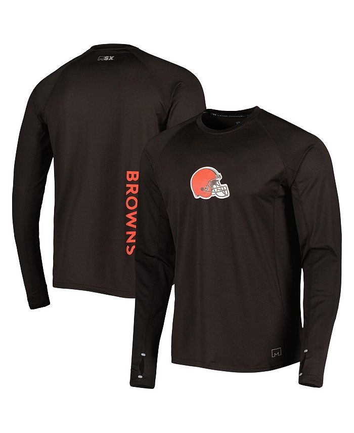 MSX by Michael Strahan Men's Brown Cleveland Browns Interval Long ...