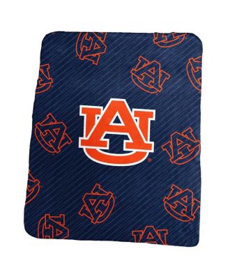 Auburn Tigers 50" x 60" Repeating Logo Classic Plush Throw Blanket - Macy's