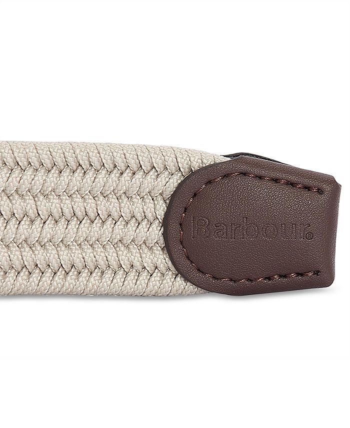 Barbour Men's Nevis Stretch Webbing Belt - Macy's