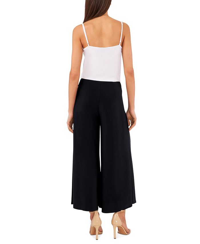 Vince Camuto Women's Pull On Wide Leg Ankle Pants - Macy's