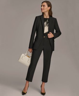 Click here for Donna Karan New York Womens One Button Blazer Slim... prices