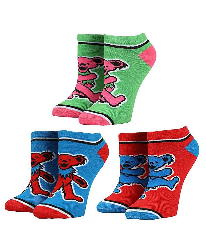 Grateful Dead Socks Adult Unisex Dancing Bears Mix And Match 5 Pack ...