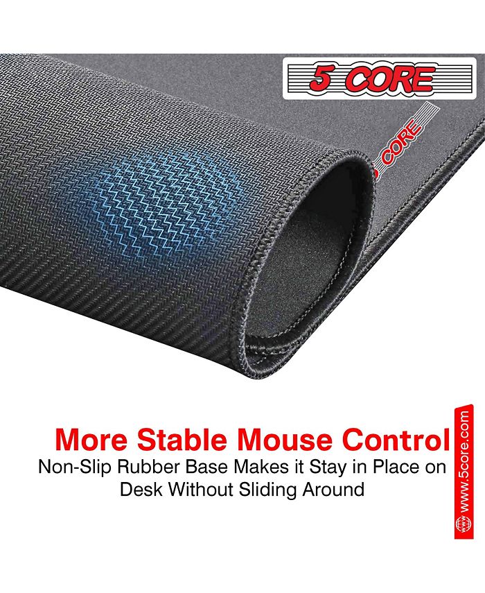5 Core Gaming Mouse Pad Standard Size with Durable Stitched Edges and ...