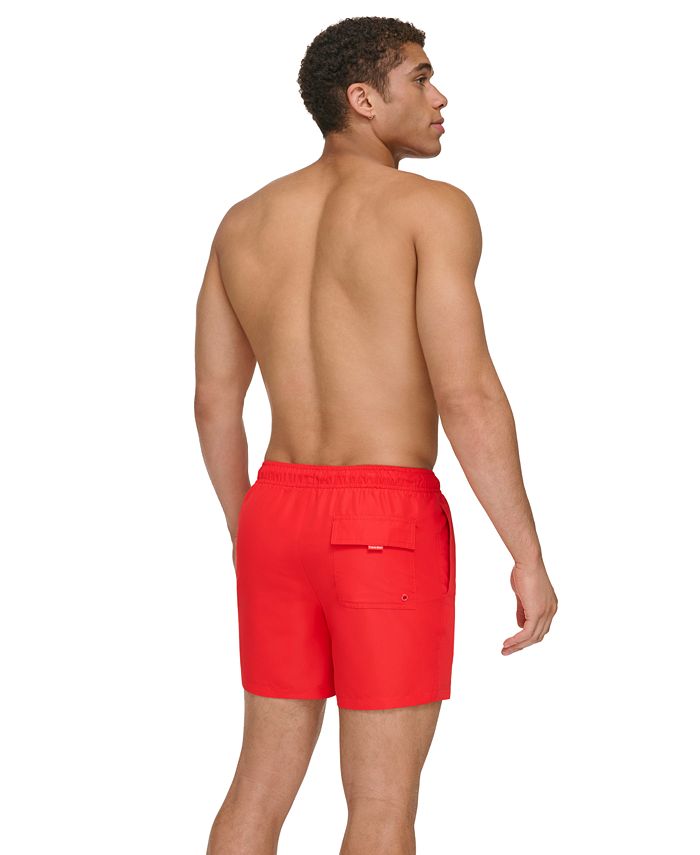 Calvin Klein Men's Modern Euro 5" Volley Swim Trunks - Macy's