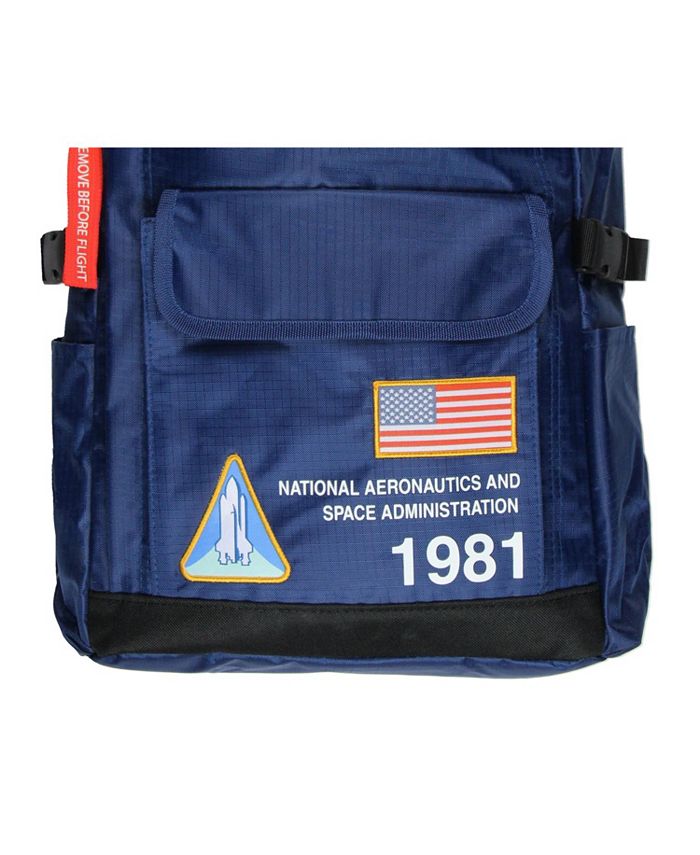 NASA 1981 Flight Suit Zipper-Top Backpack Travel Laptop Book Bag - Macy's