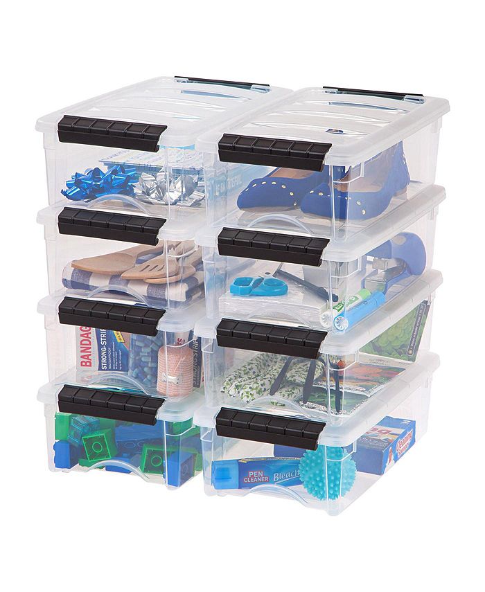 Iris Usa 5 Quart Stack And Pull Box Clear Macys
