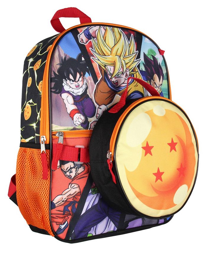 Dragon Ball Z Backpack Lunch Box Drawstring Bag Keychain Pencil Case 5 ...